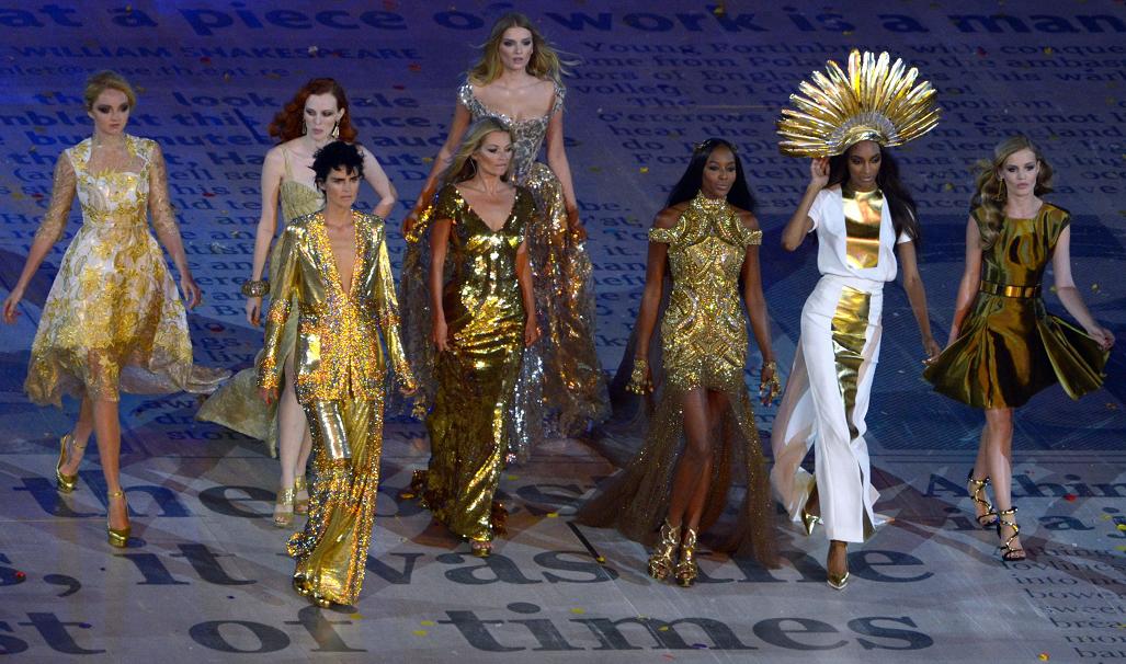 British top models Olympic Games 2012 Closing Ceremony - PaulaTrendSets